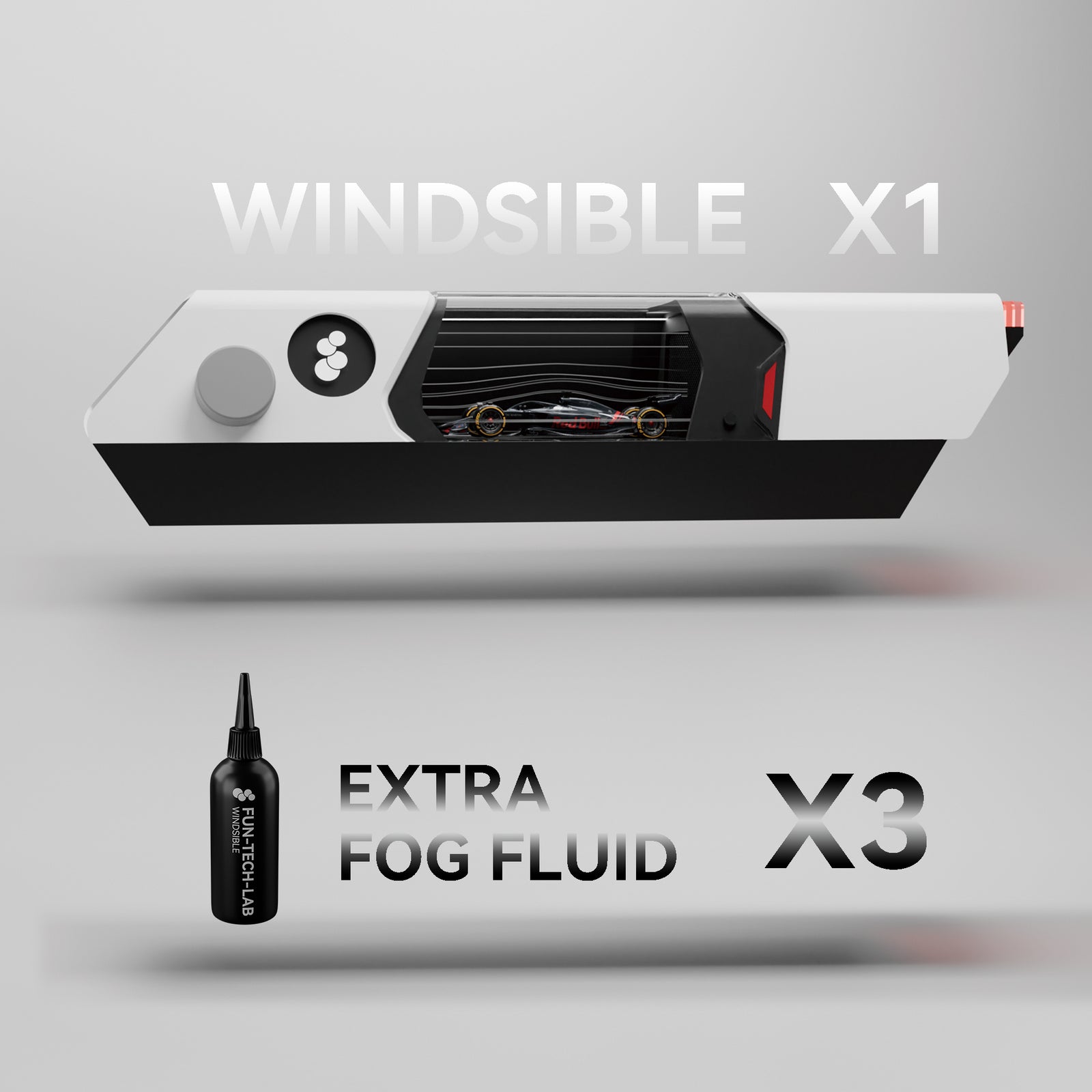 Fun-Tech-Lab| Desktop Wind Tunnel| Innovative Displays for Diecast Car