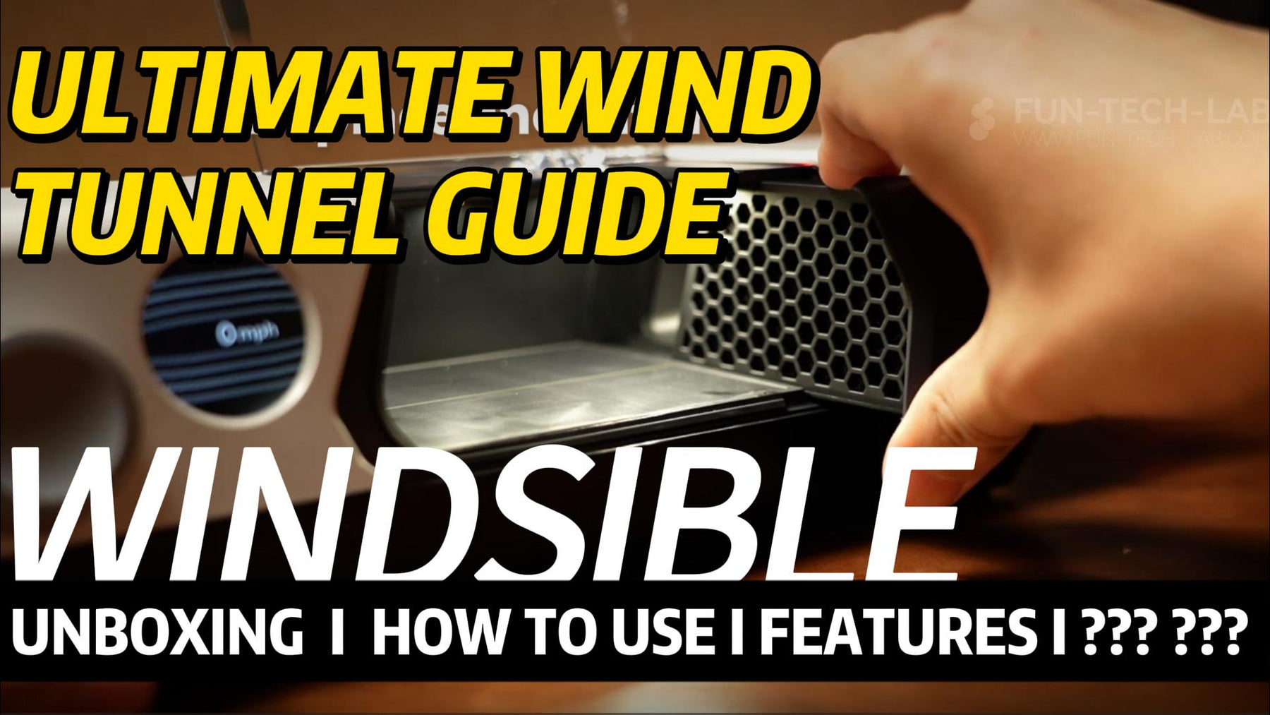 Fun-Tech-Lab| Desktop Wind Tunnel| Innovative Displays for Diecast Car